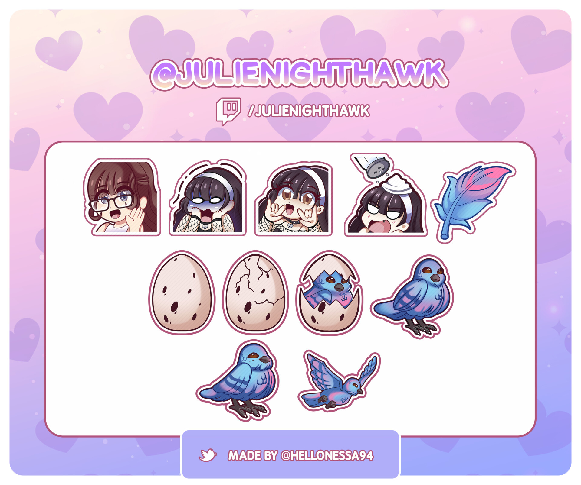 ArtStation - Twitch Emote & Sub Badges | Commissions