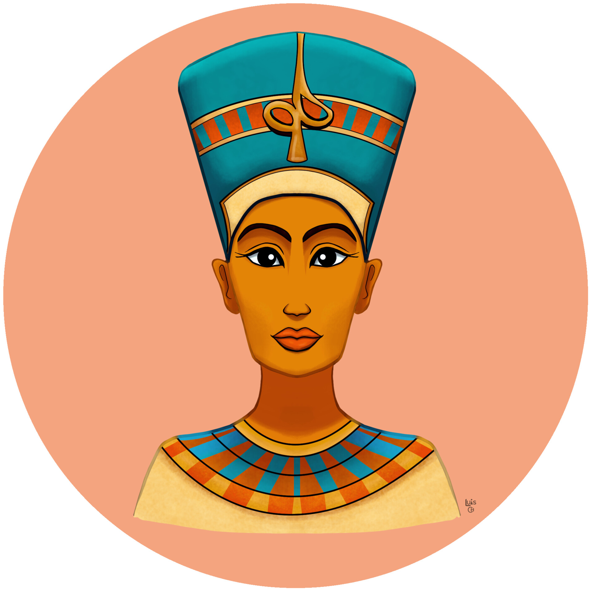 ArtStation - Nefertiti - faraona egipcia