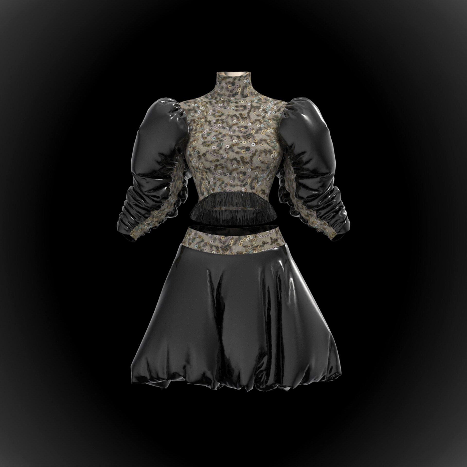 ArtStation - Women's Clothing (OBJ+mtl+FBX+ZPRJ+3DMAX) #281