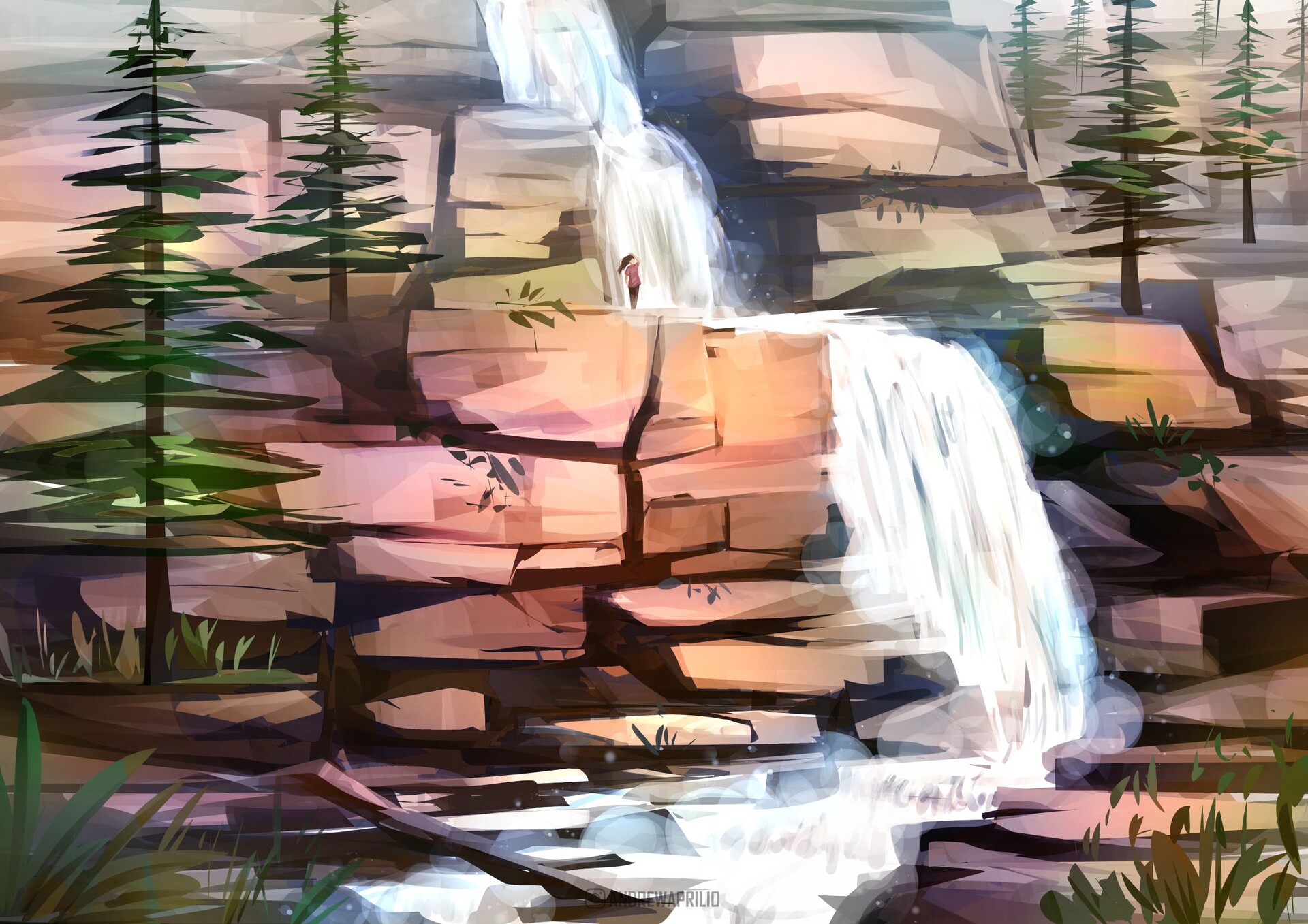 ArtStation - Waterfall