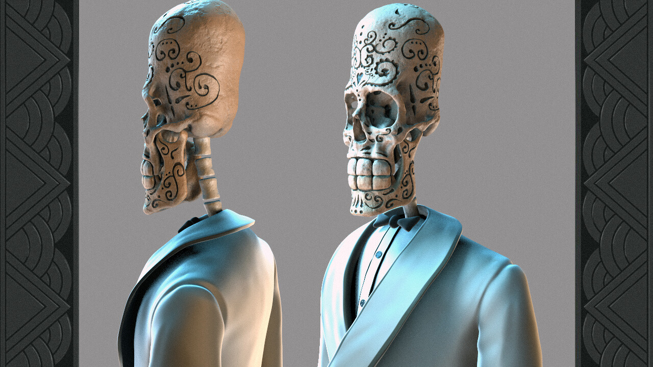 ArtStation - Grim Fandango Manny fanart '15
