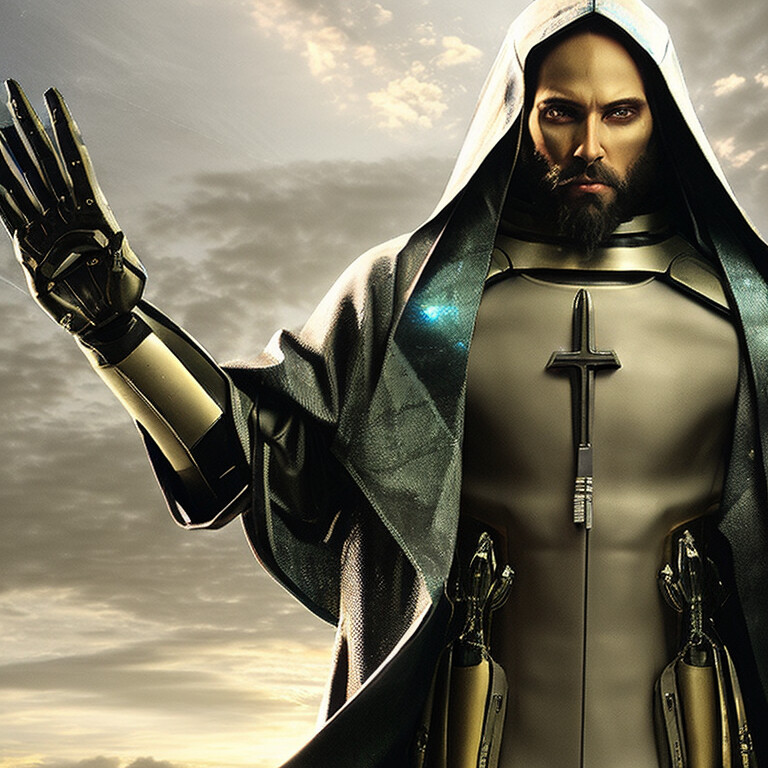 ArtStation - Jesus Christ of future