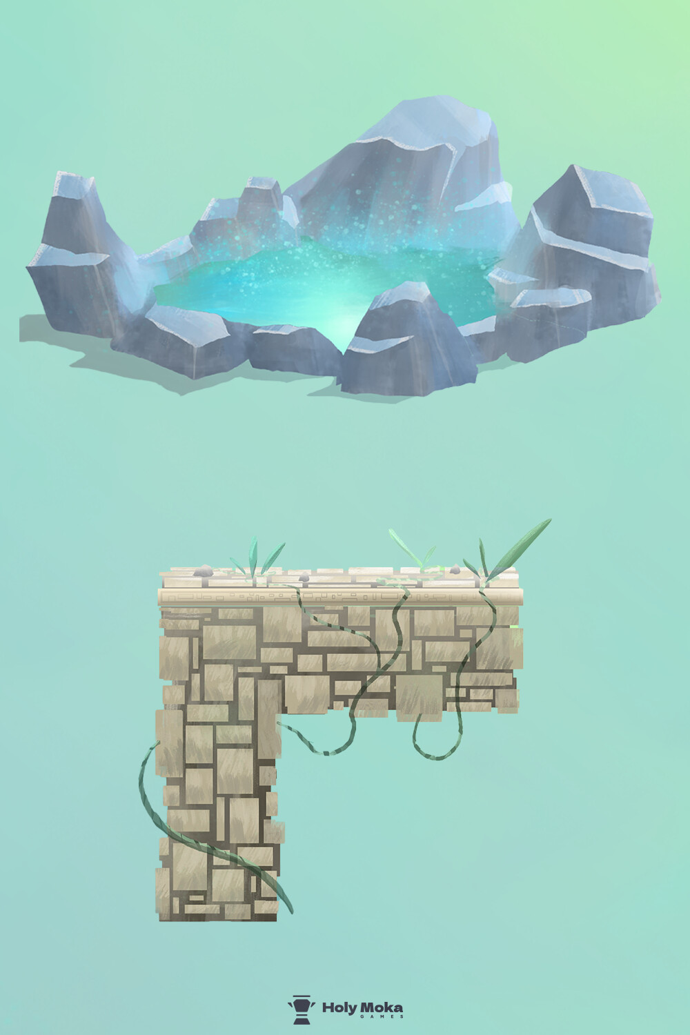 ArtStation - Game objects - Catching Spirits