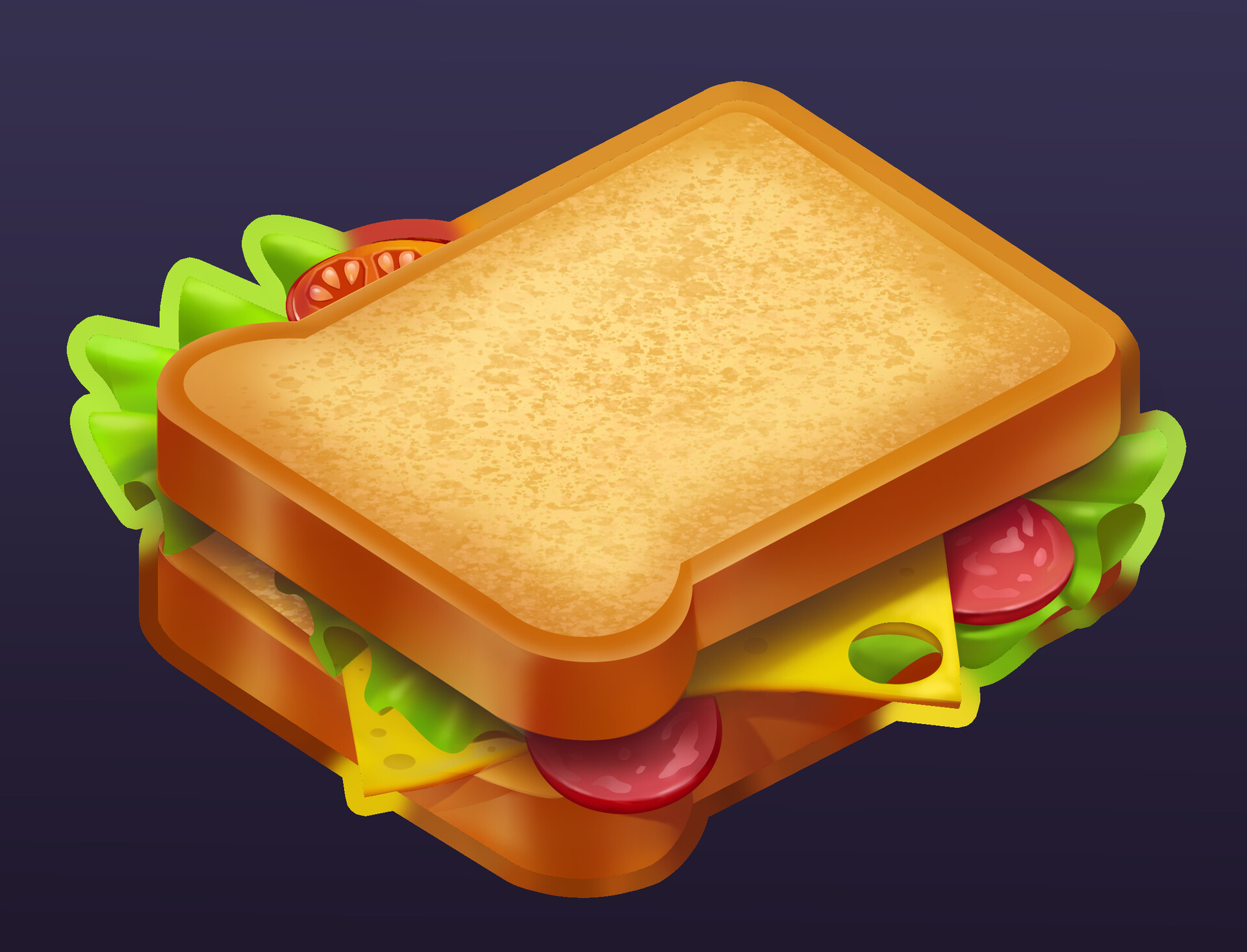 ArtStation - Sandwich props