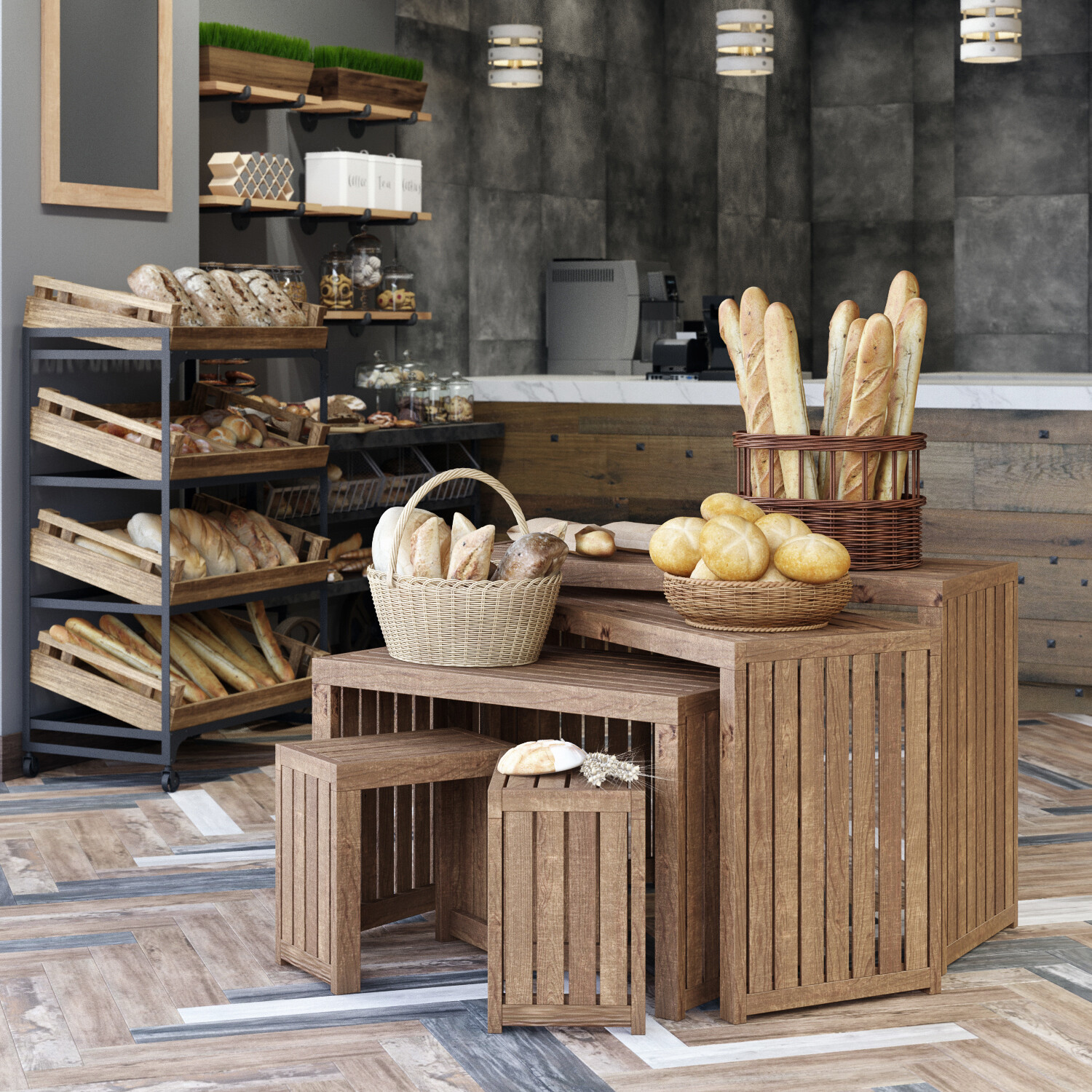 ArtStation - Bakery stores