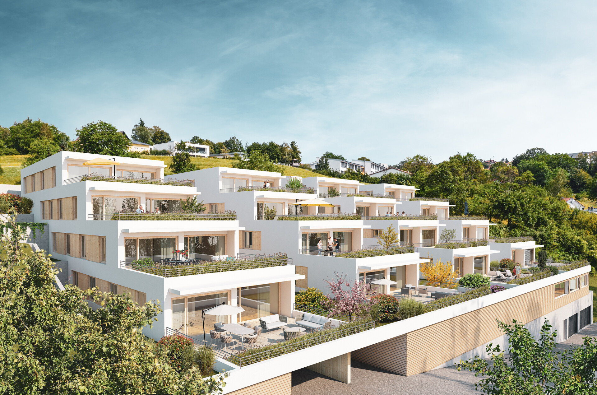 ArtStation - Cascading buildings