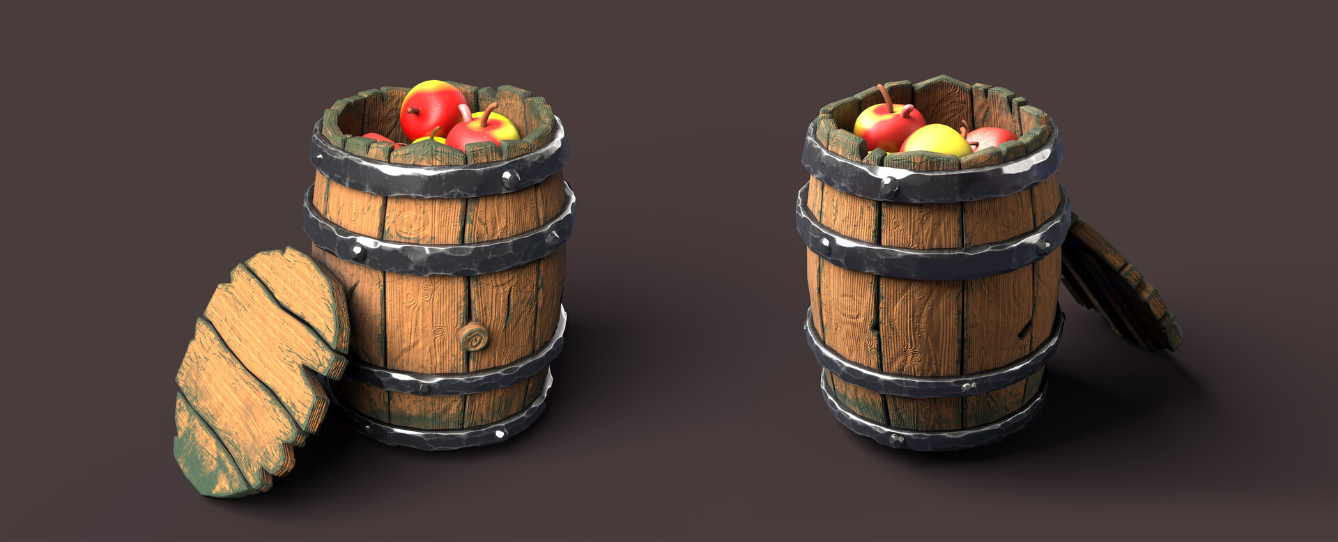 ArtStation - Stylized Barrel