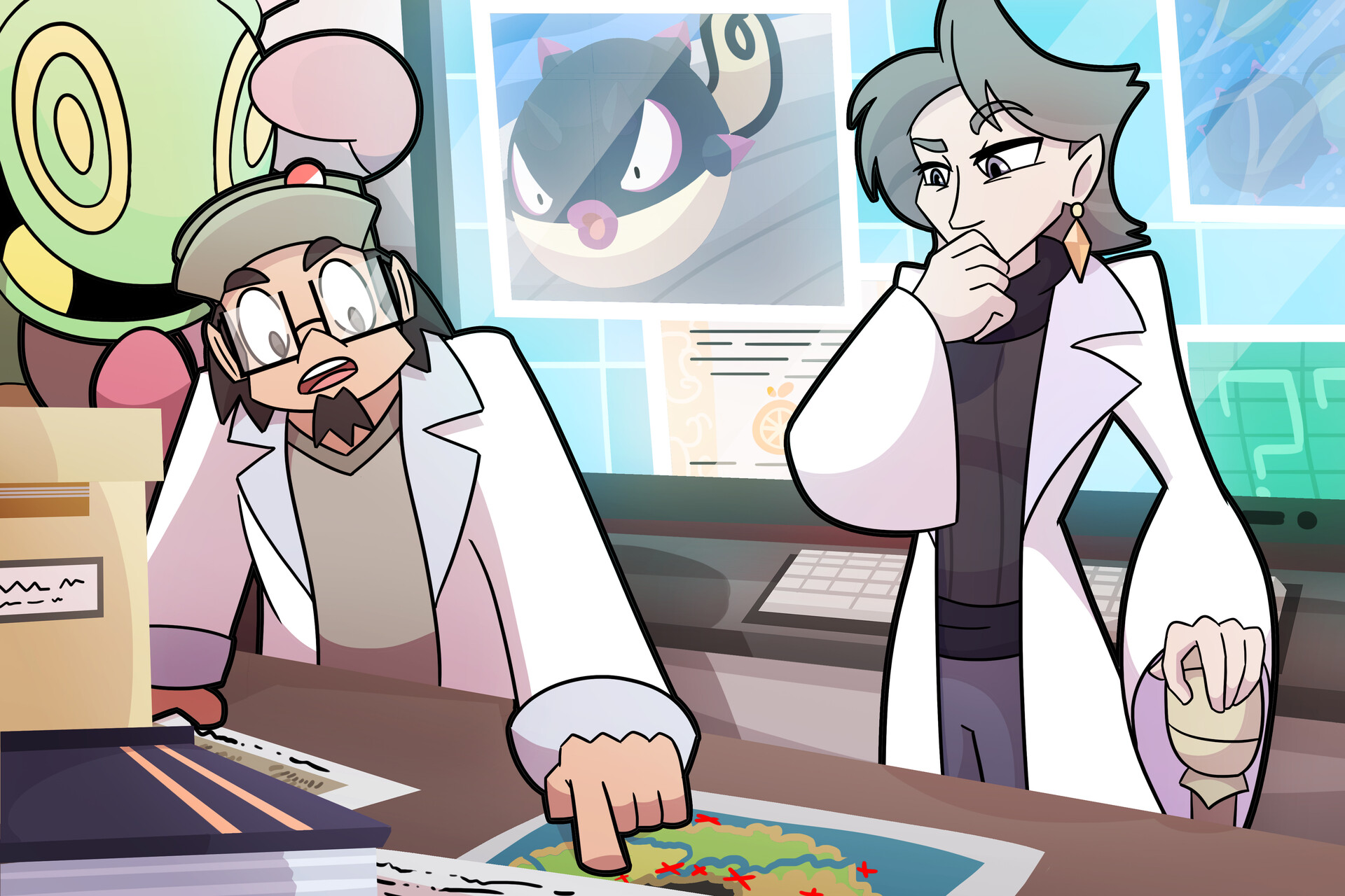 ArtStation - Poke Lab: Qwilfish Hisui