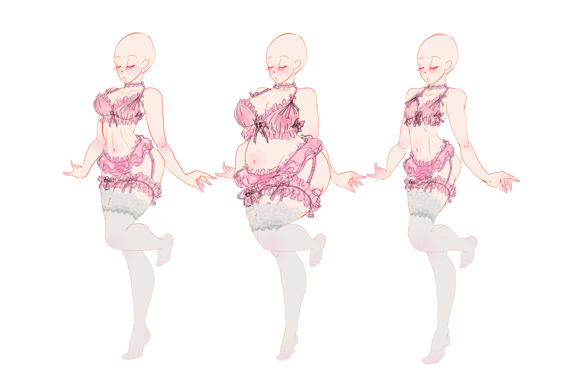 Chibi Girl Base Group