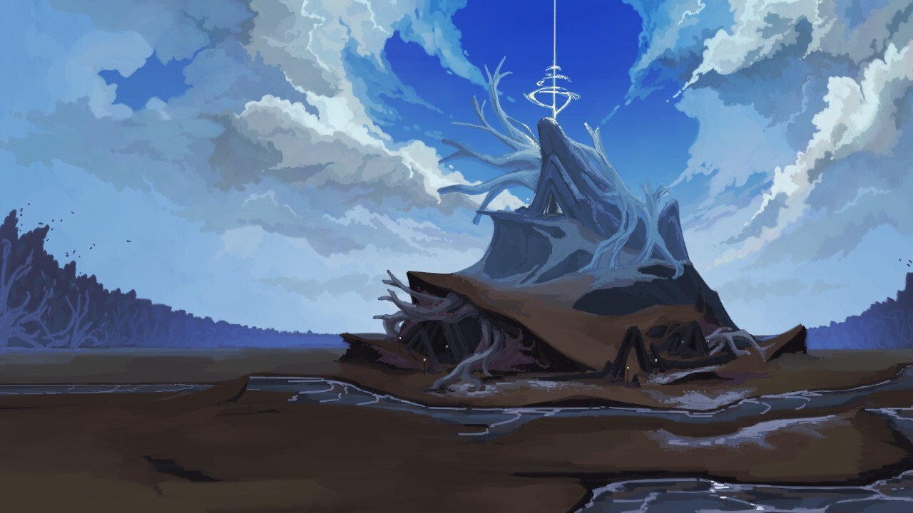 ArtStation - Idea for the Town of Wellspring