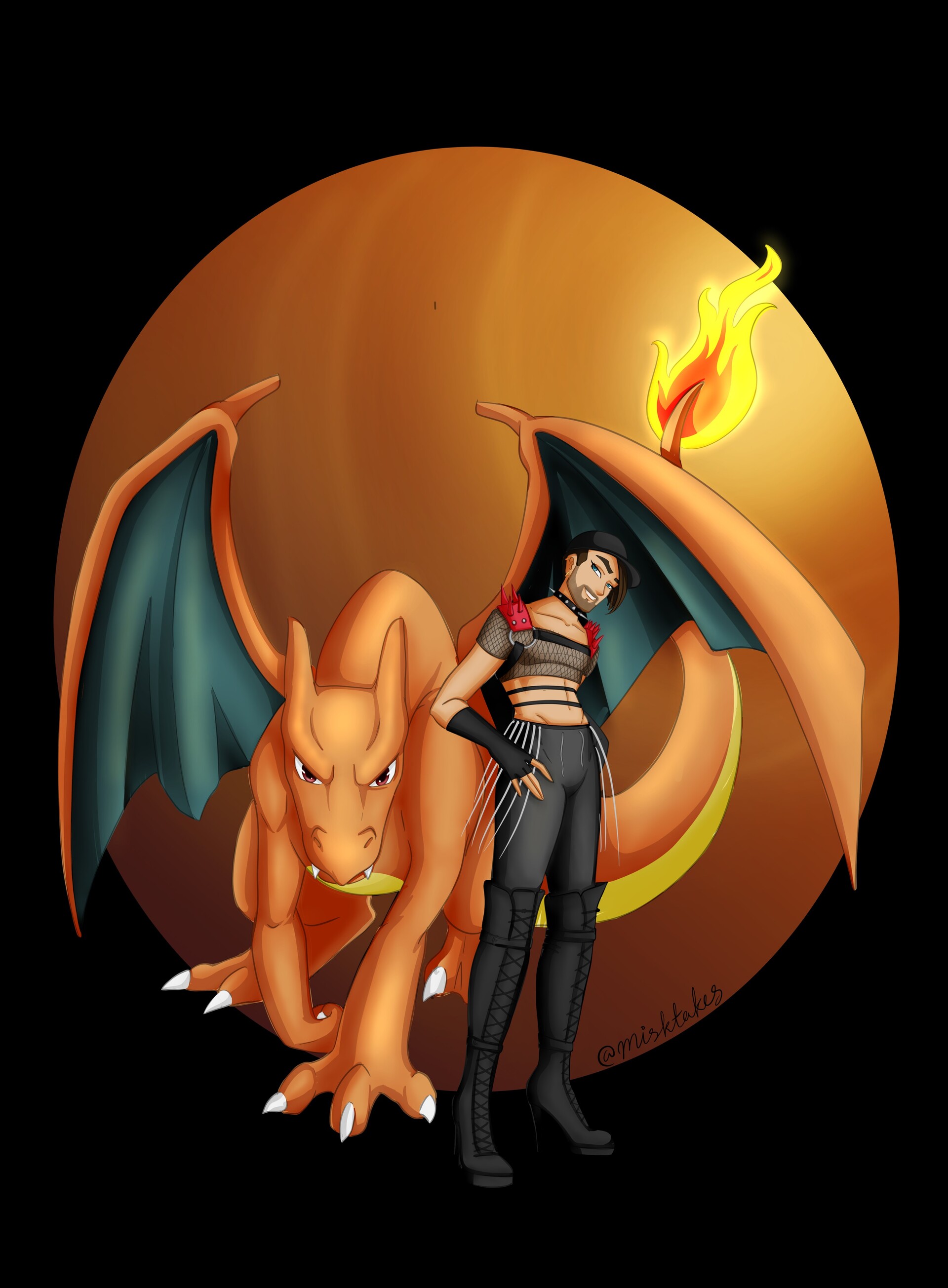 charizard human