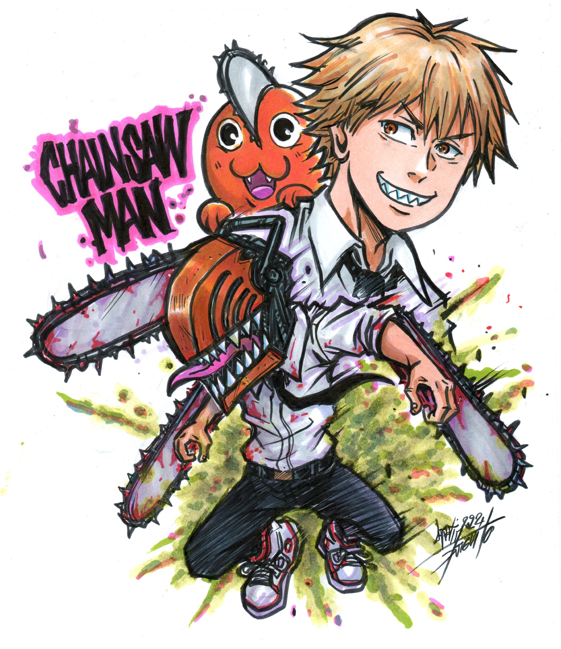 Chainsaw Man Denji And Pochita Character Art Chainsaw Anime | Porn Sex ... Chainsaw Man Denji And Pochita Character Art Chainsaw Anime | Porn Sex ...