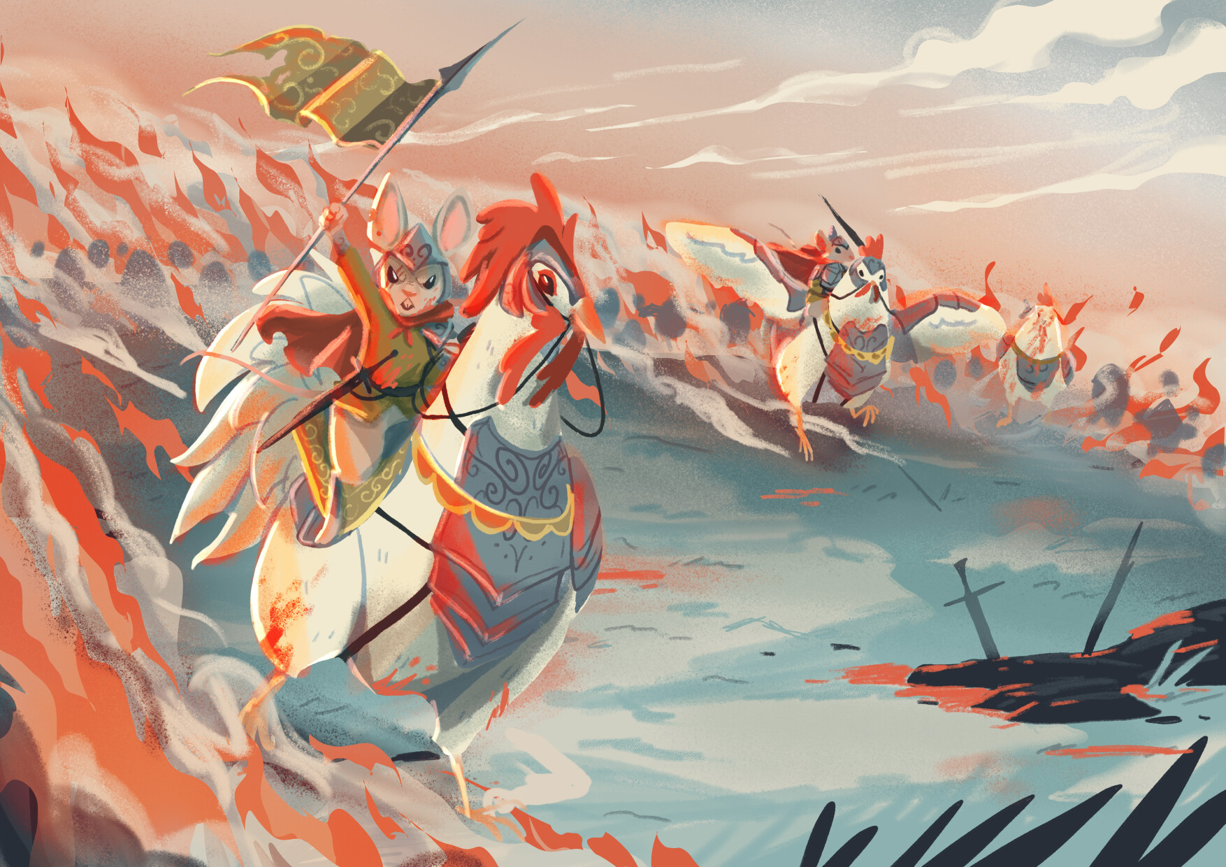 ArtStation - Chicken war