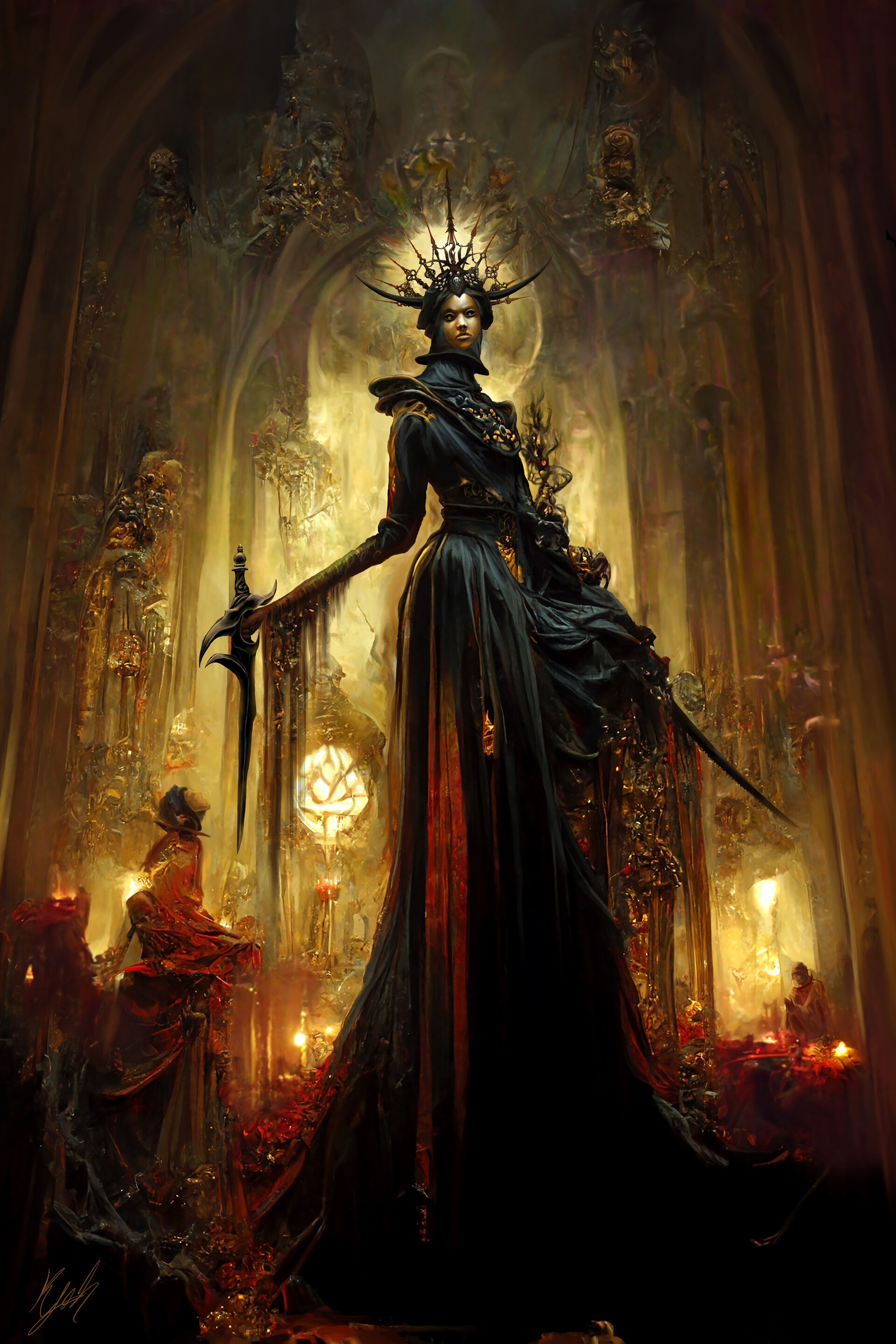 ArtStation - Priestess of the Damned