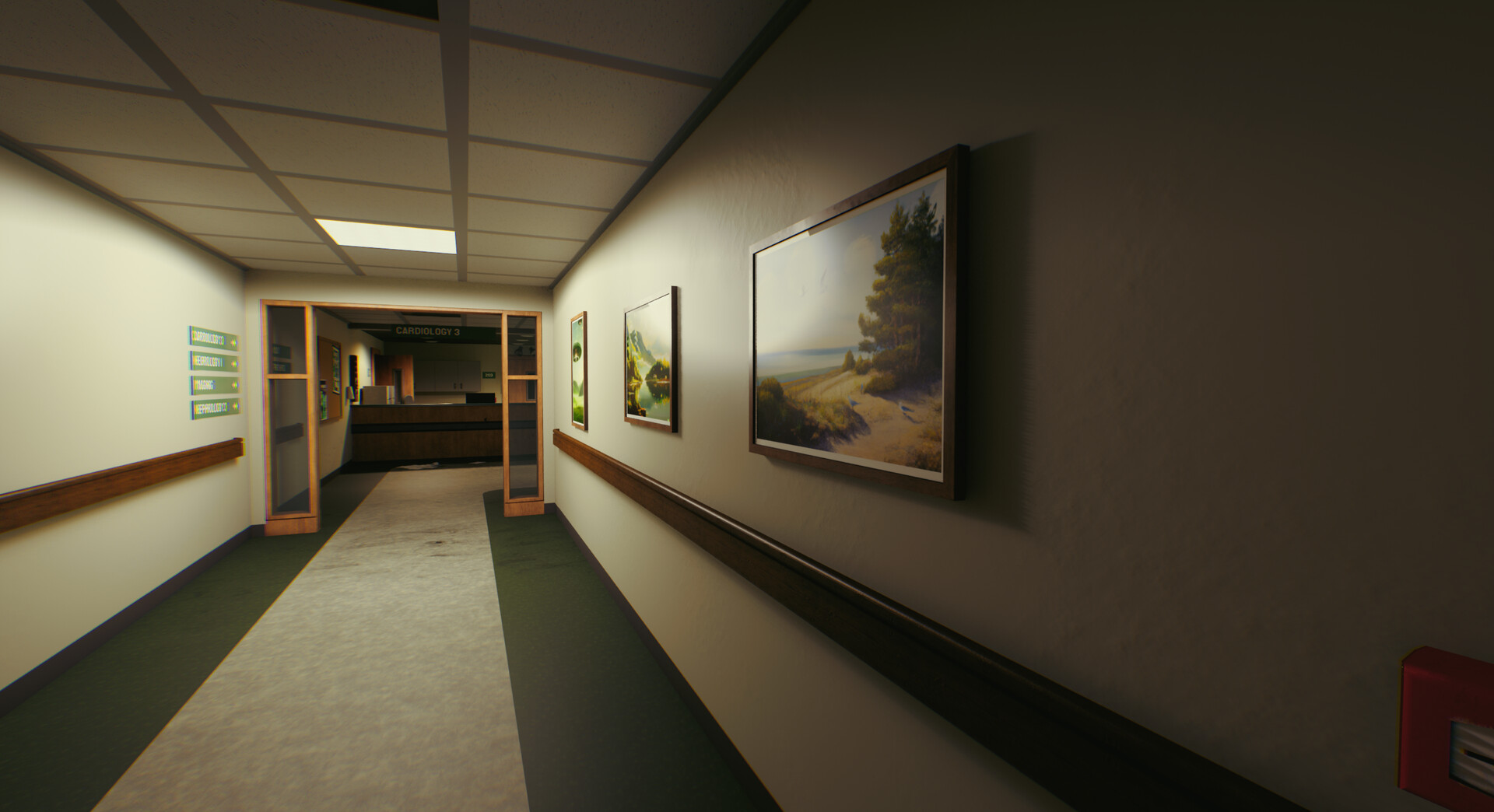 ArtStation - Left 4 Dead No Mercy inspired hospital scene