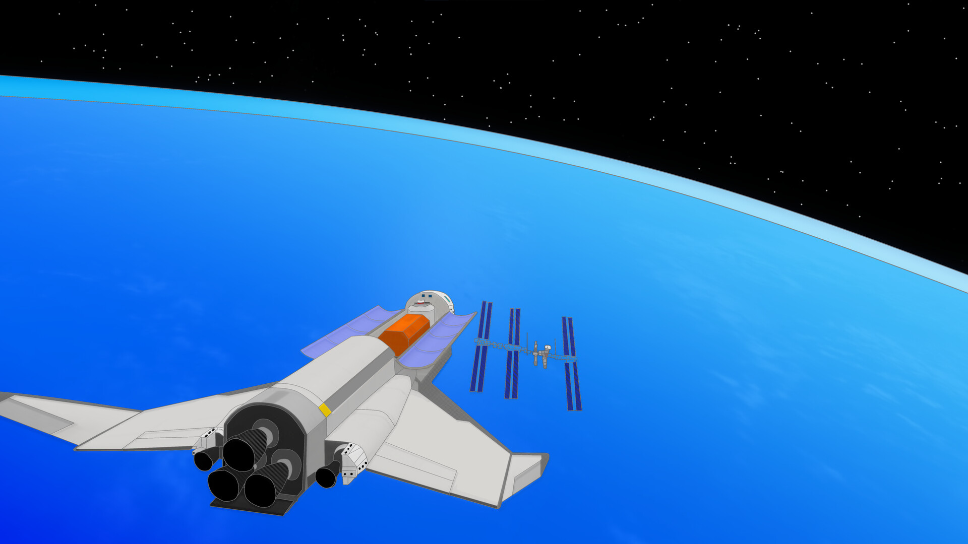 ArtStation - Space Shuttle with an alternative design based on his ...