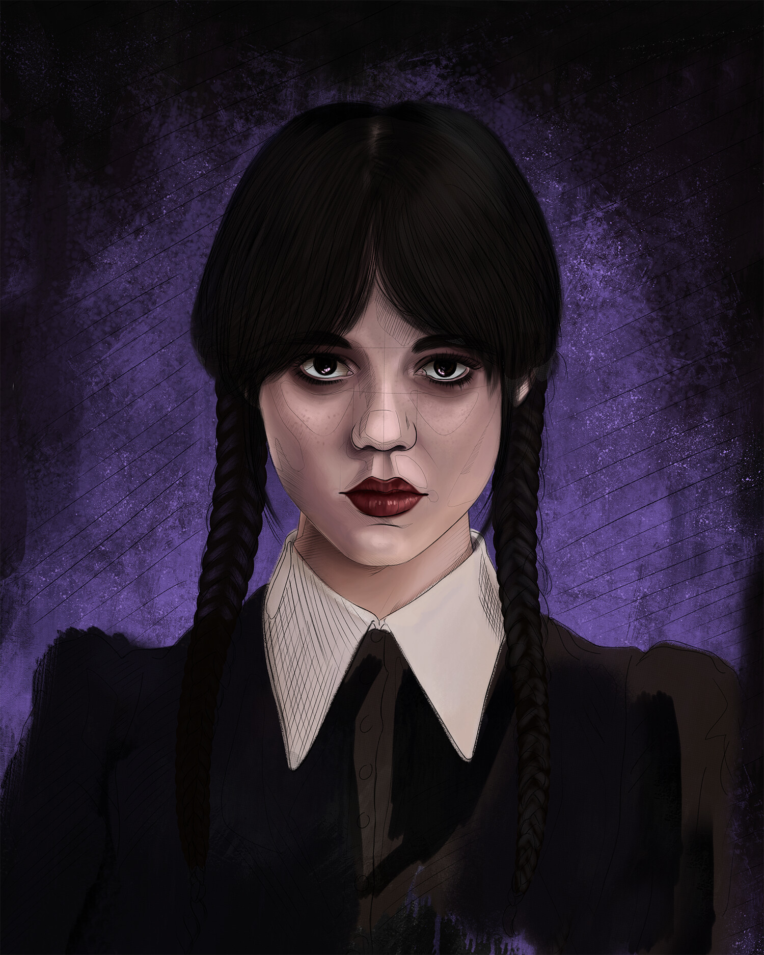 MrGrim Art - Wednesday Addams