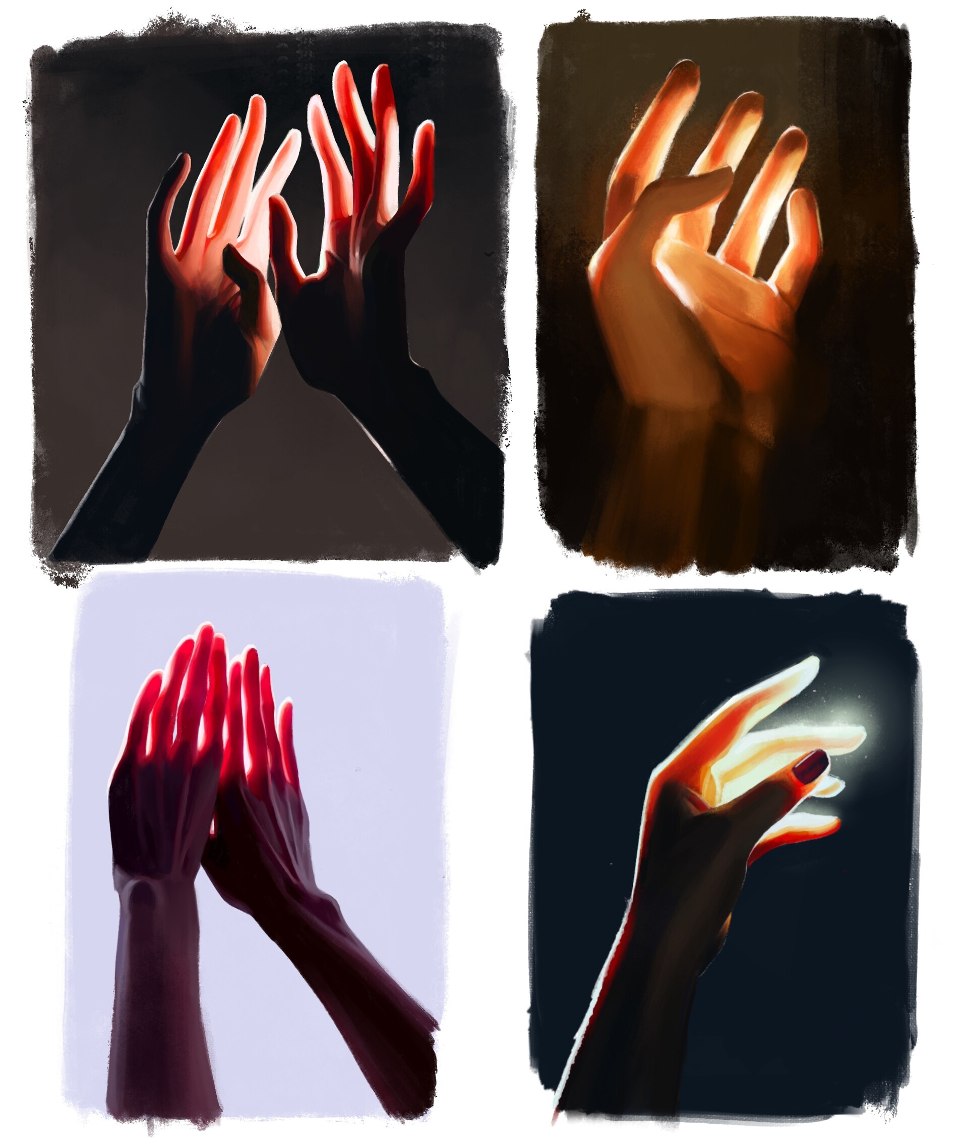 ArtStation - Hand studies