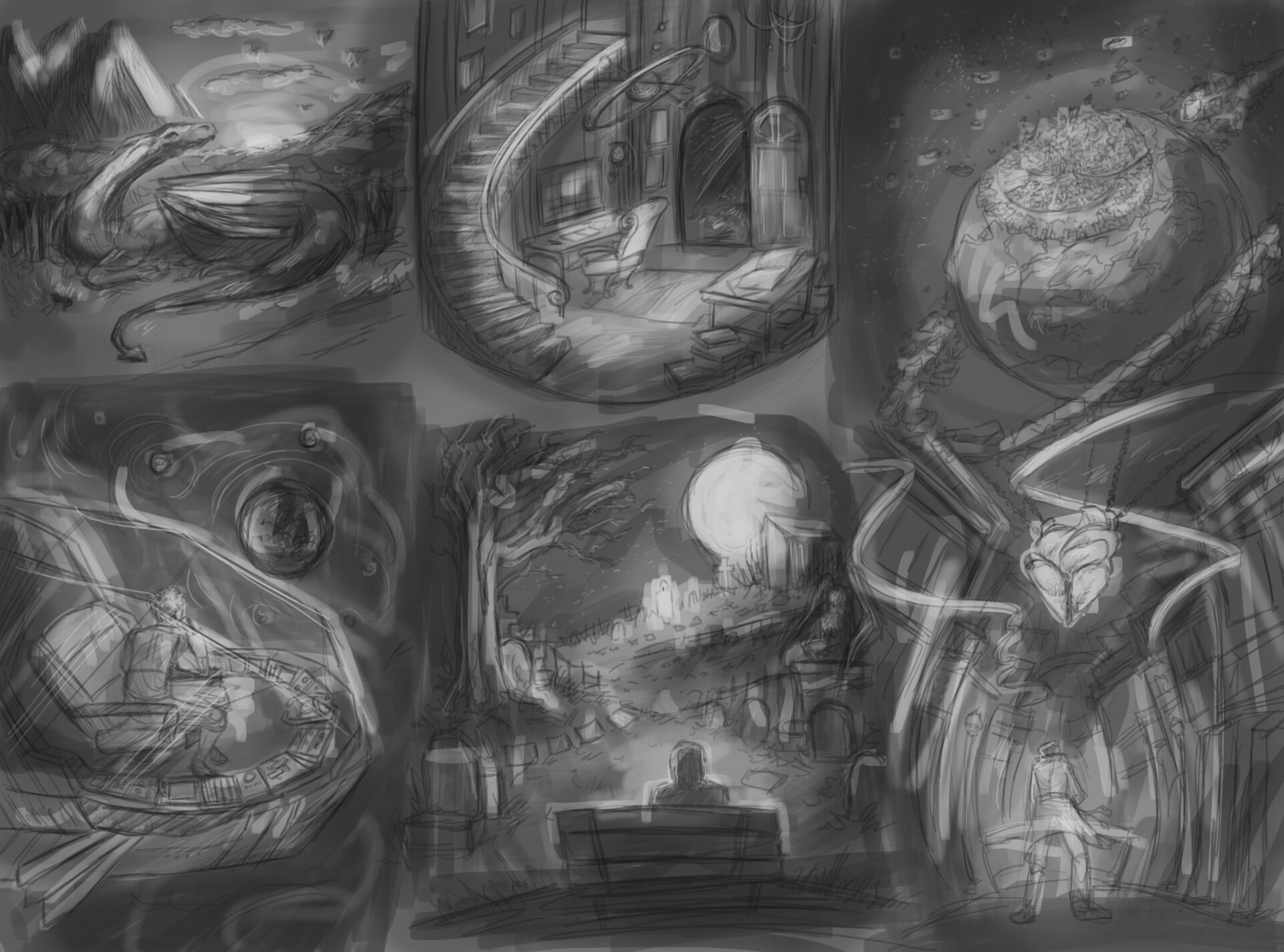 ArtStation - Independent Study Prompt Illustrations