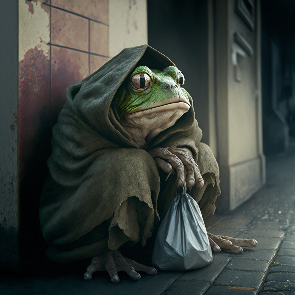 ArtStation - Homeless Frog