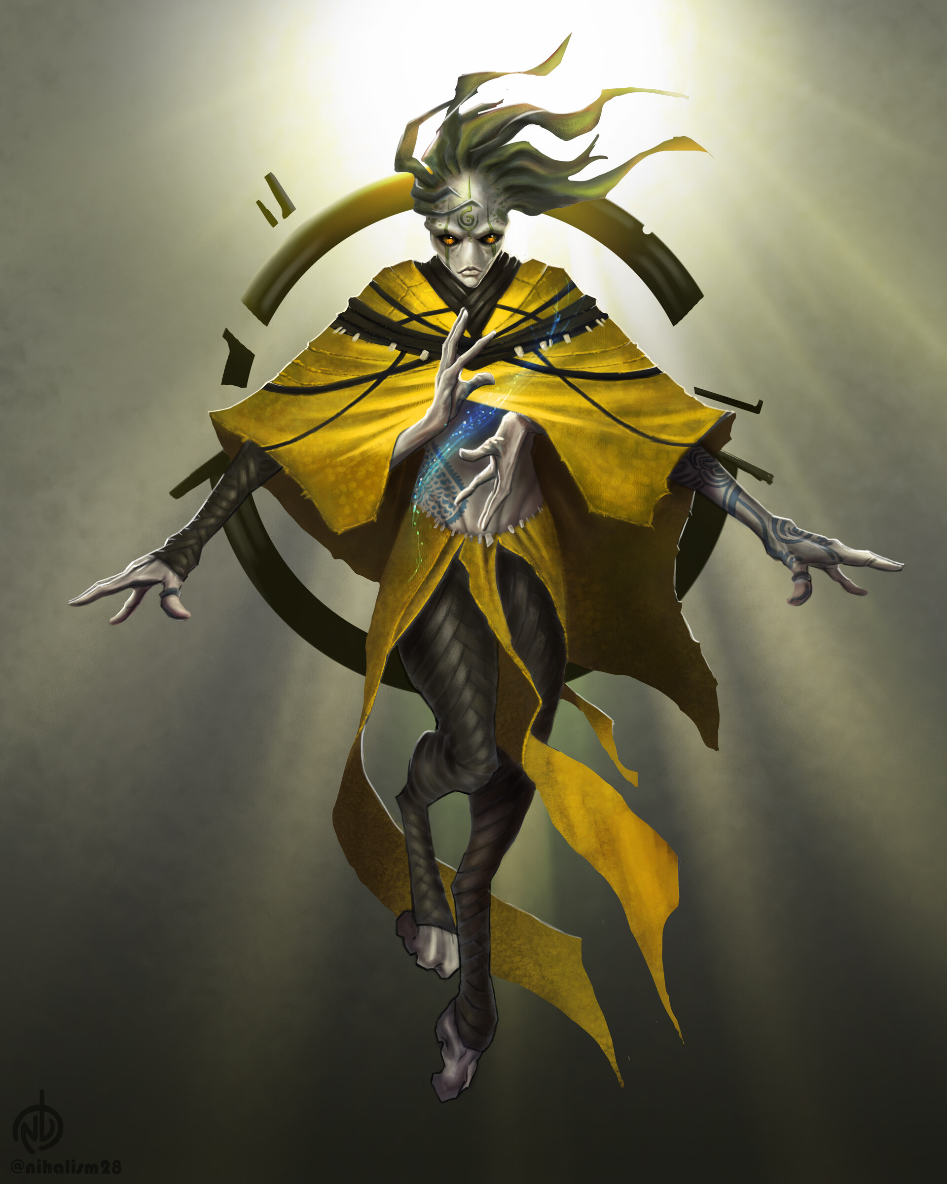 ArtStation - Alien Priestess Study