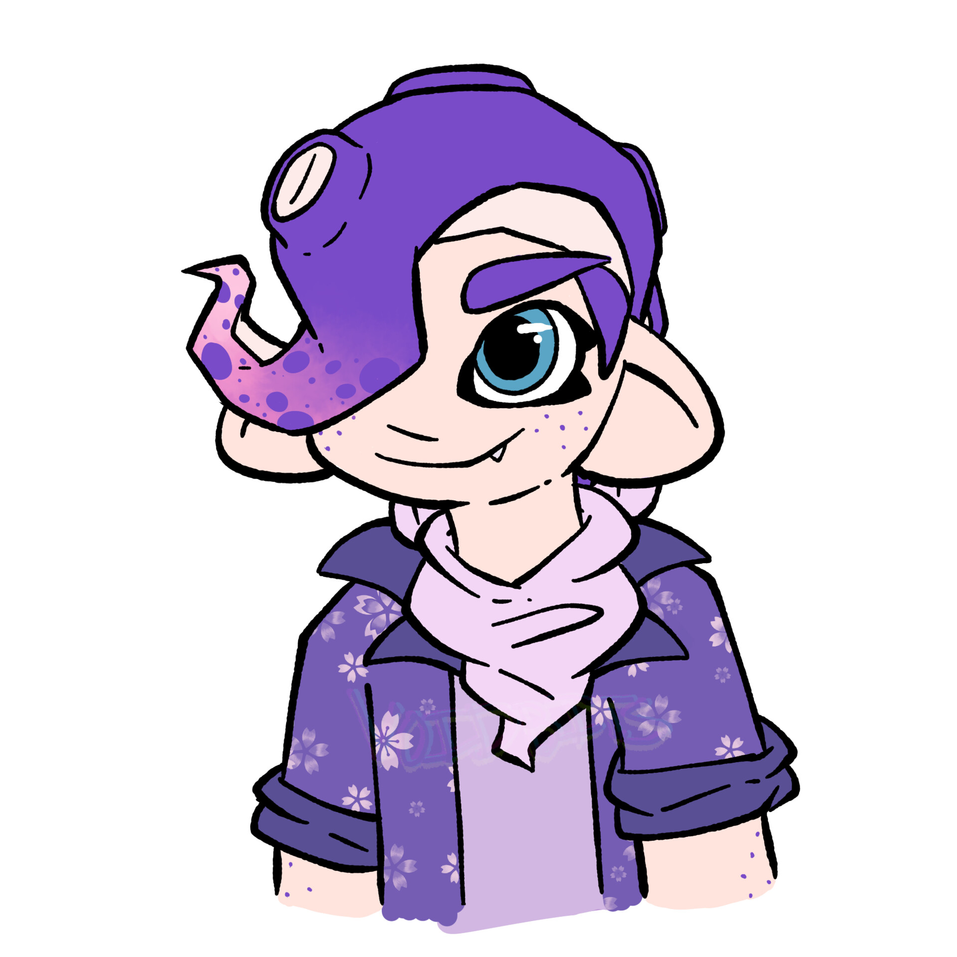 Axel Voidbits - grape-flavored octopus (Splatoon character PNGtuber ...