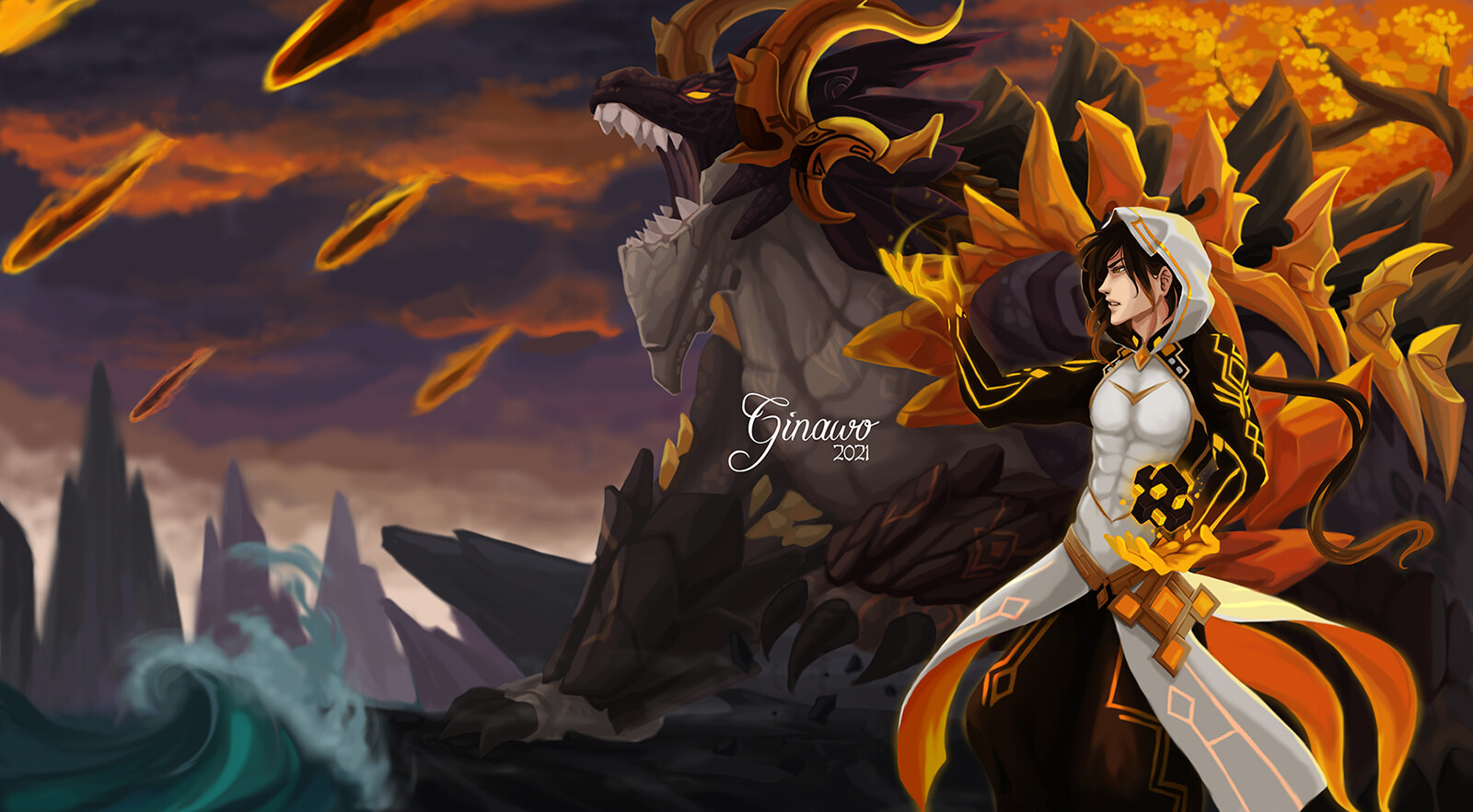 ArtStation - Lord of Geo (Genshin Impact)