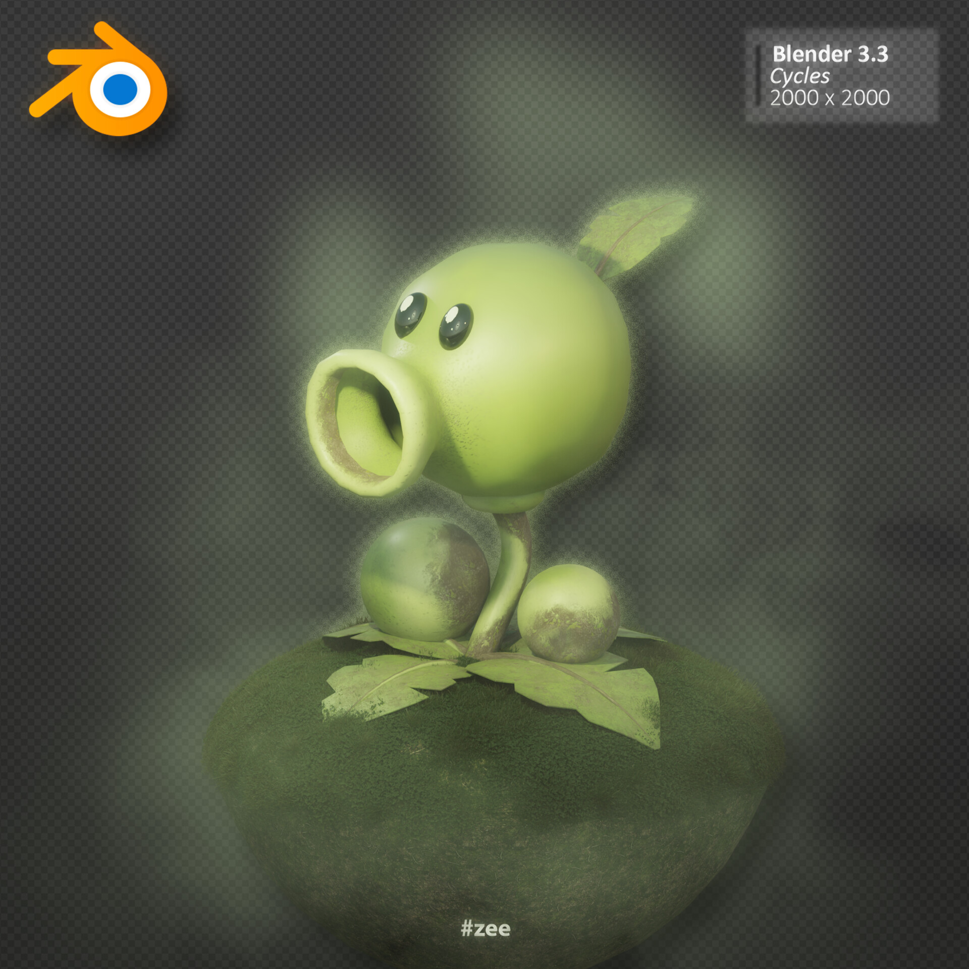 ArtStation - Peashooter PvZ