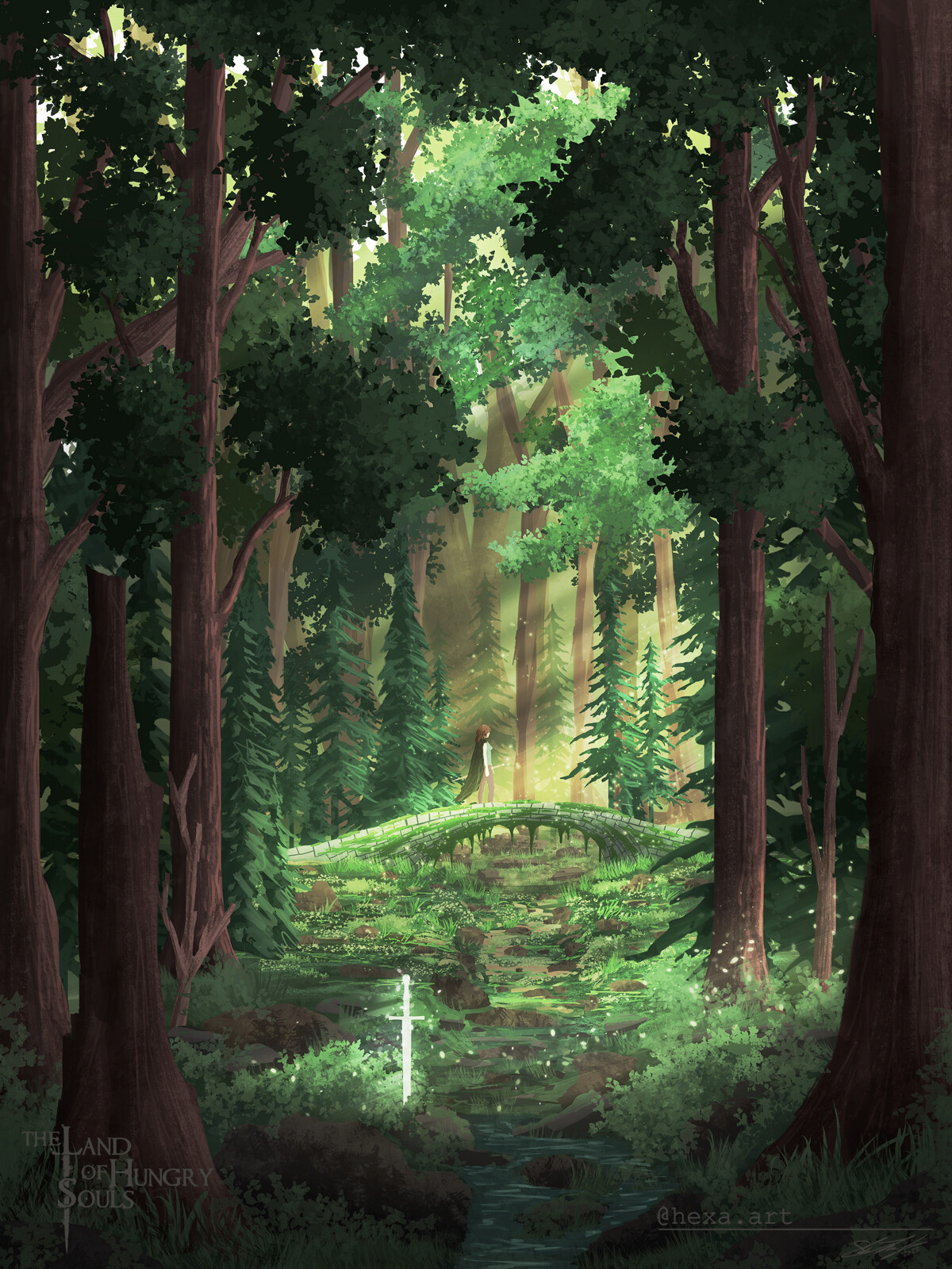 dark forest background gacha