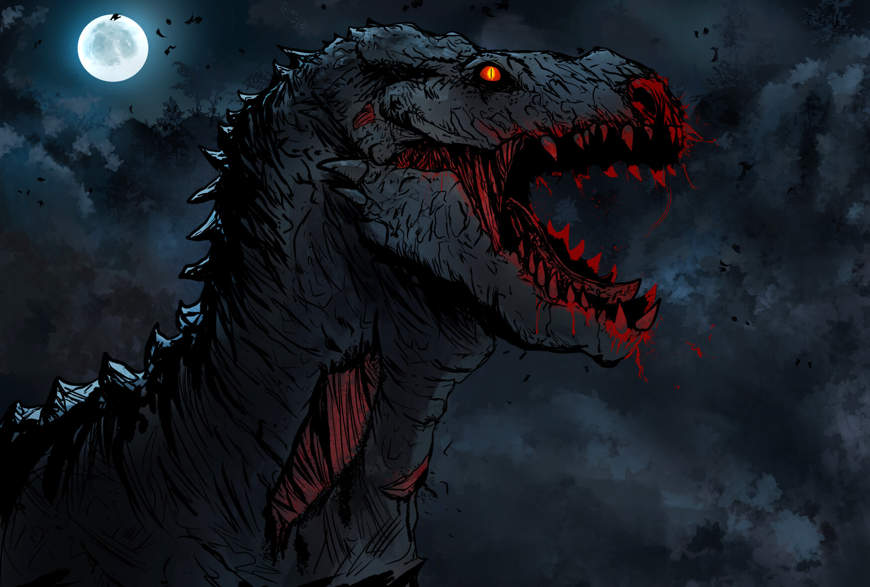 Nate Welch - Zombie Dinosaur