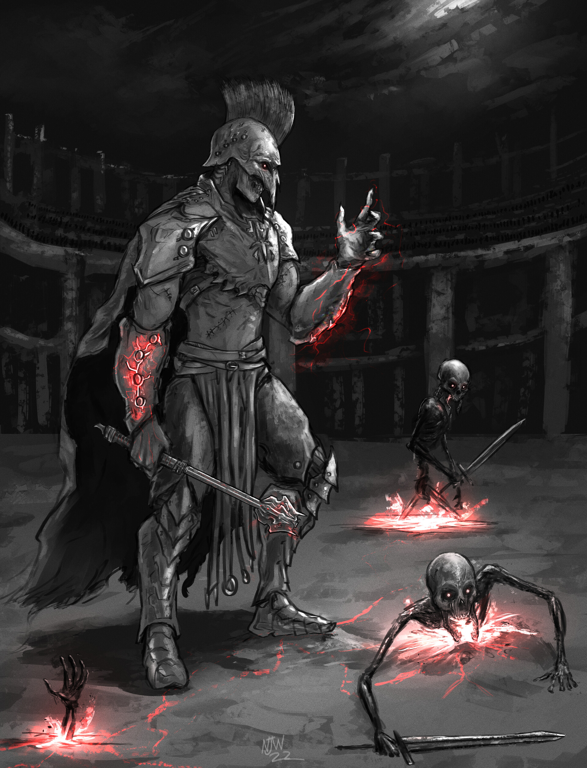 ArtStation - Colosseum Necromancer
