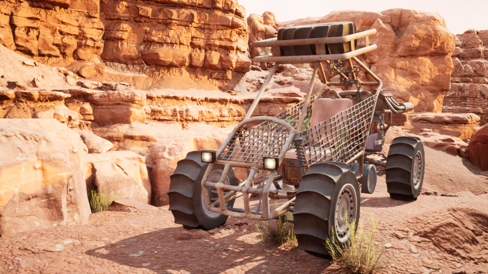 ArtStation - Post Apocalyptic Dune Buggy