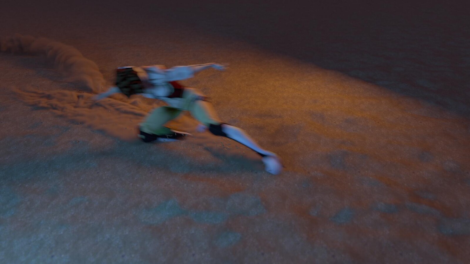 Tamara Arnaudovska - Ground interaction tutorial in Houdini. Creation of smoke, custom velocity ...