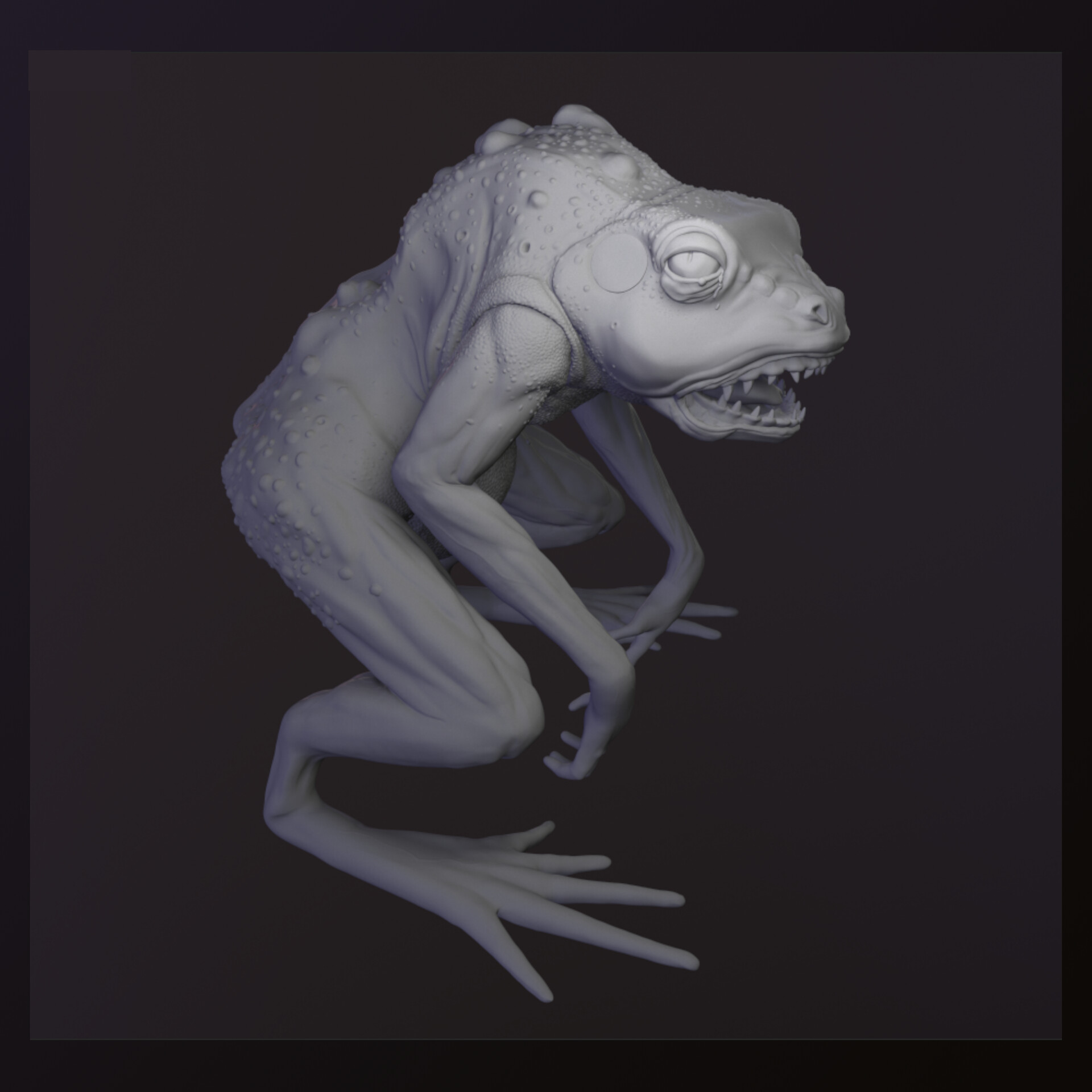 ArtStation - mutated frog