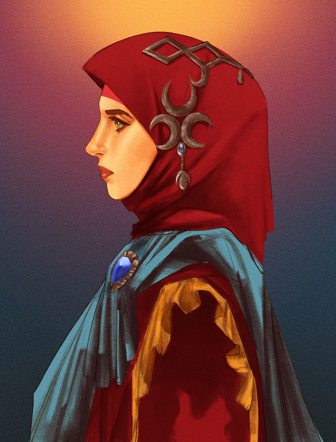 ArtStation - Human Mipha portrait
