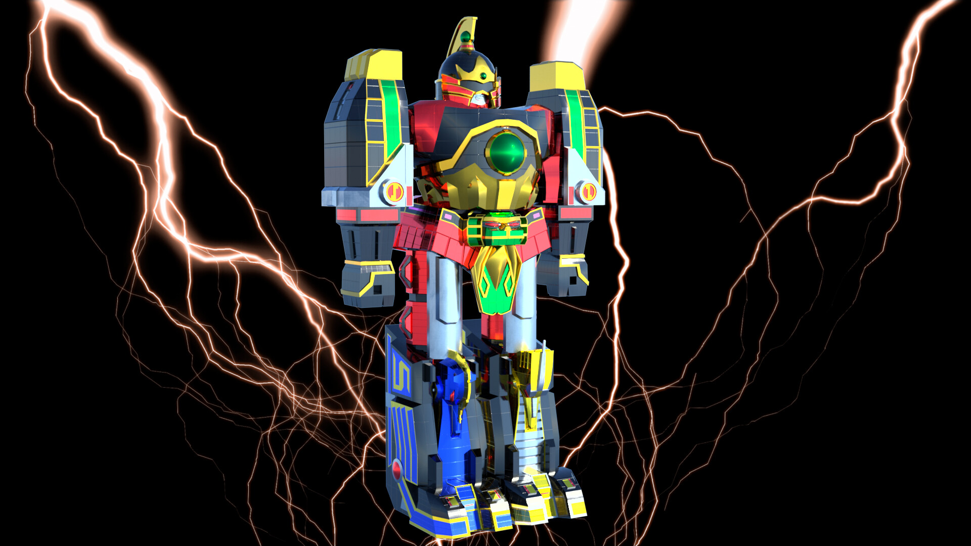 ArtStation - Thunder Megazord / Dairen'Oh