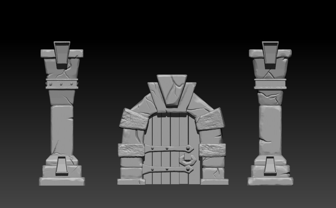 ArtStation - Stylized gate