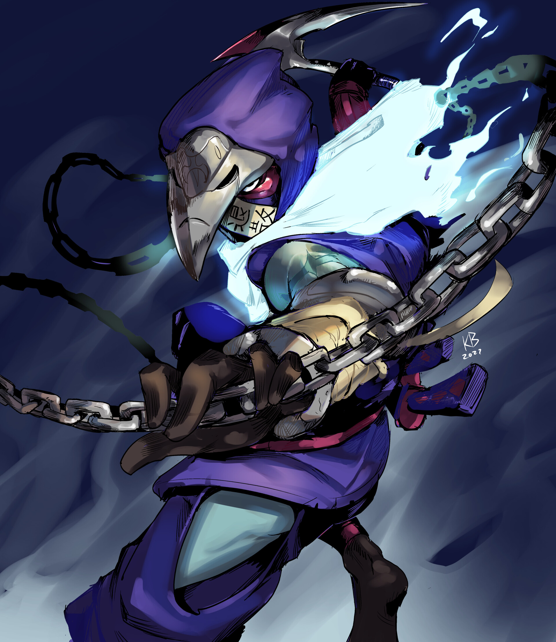 ArtStation - Reiji the vengeful spirit