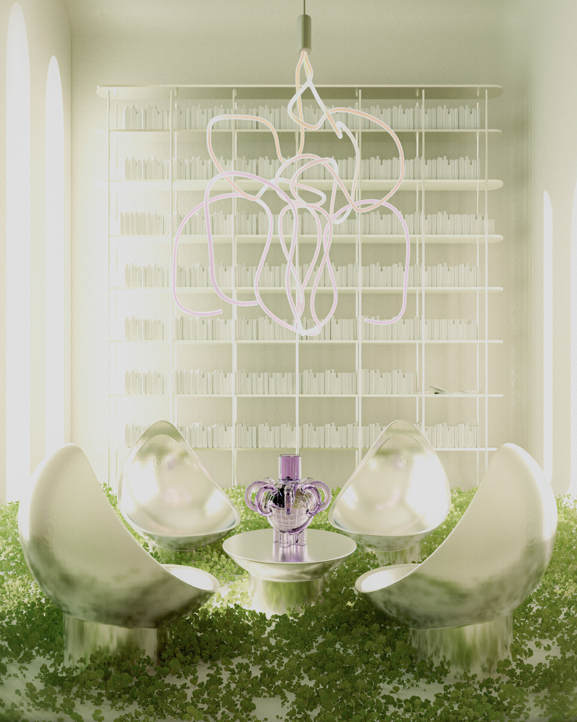 ArtStation - Public reading room concept