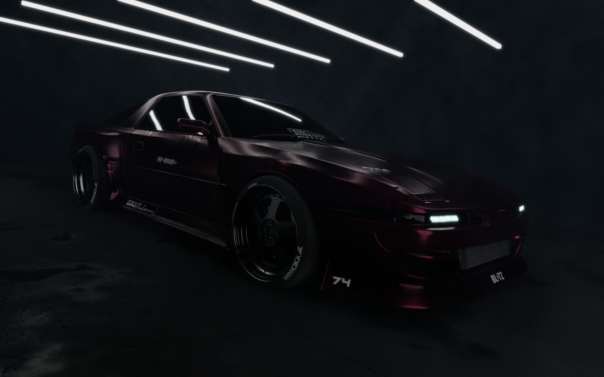 ArtStation - Toyota Supra JZA70/ Arnold/ C4D