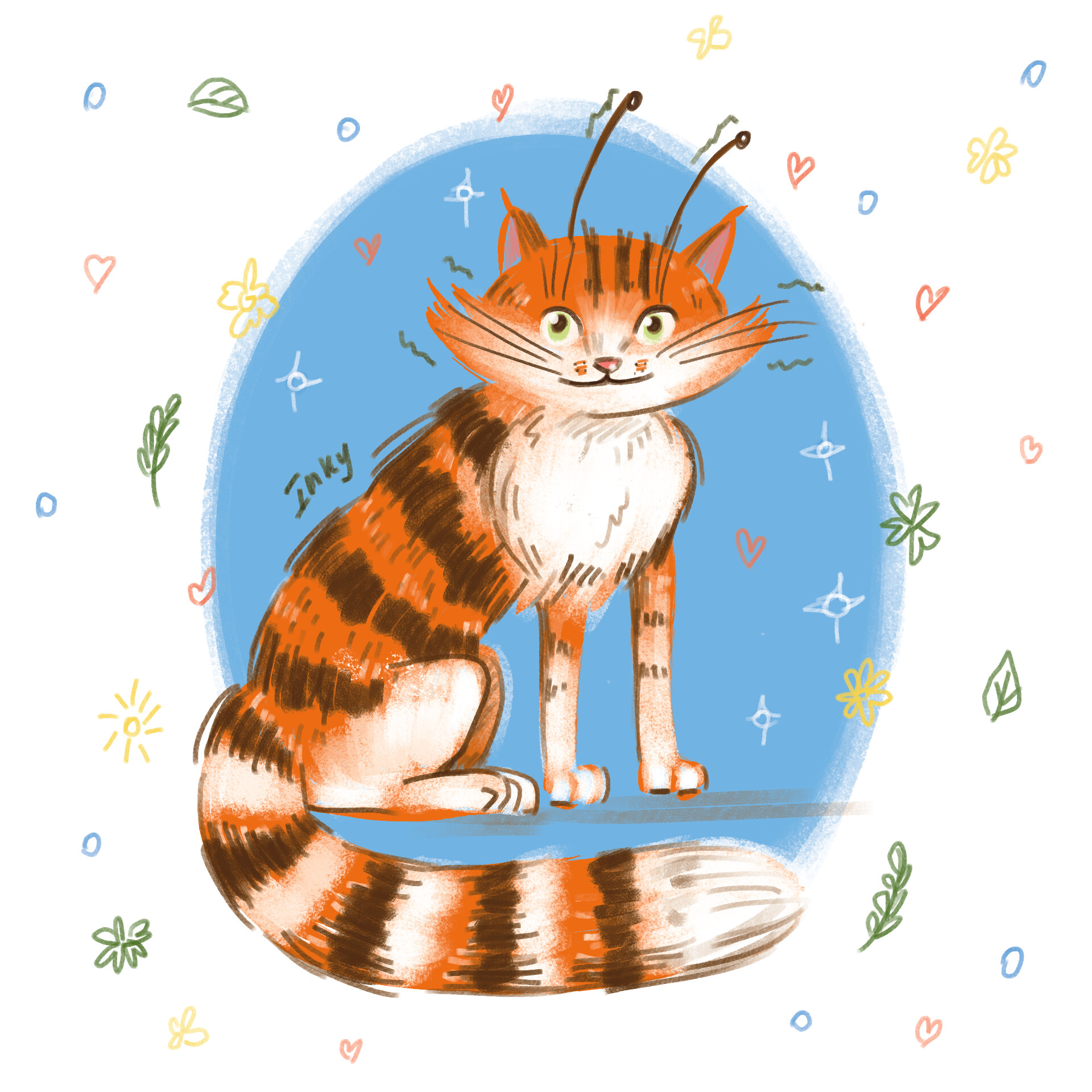 ArtStation - The bumblebee cat