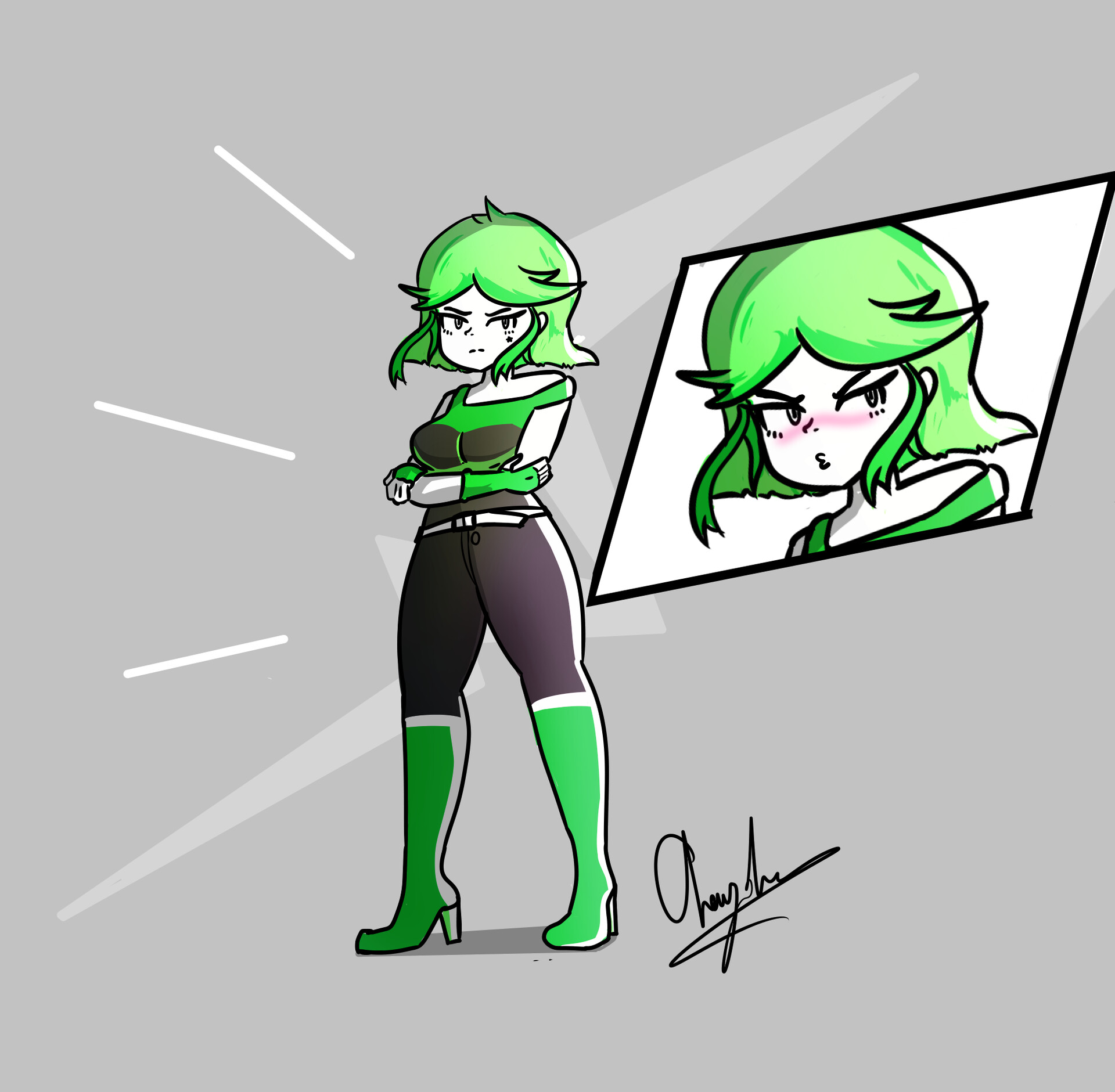 ArtStation - OC - Green