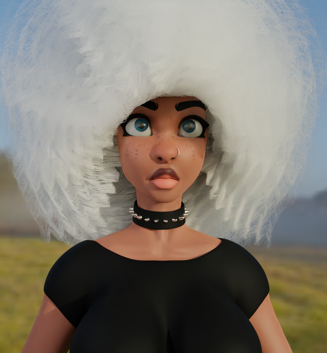 ArtStation - AFRO BABE