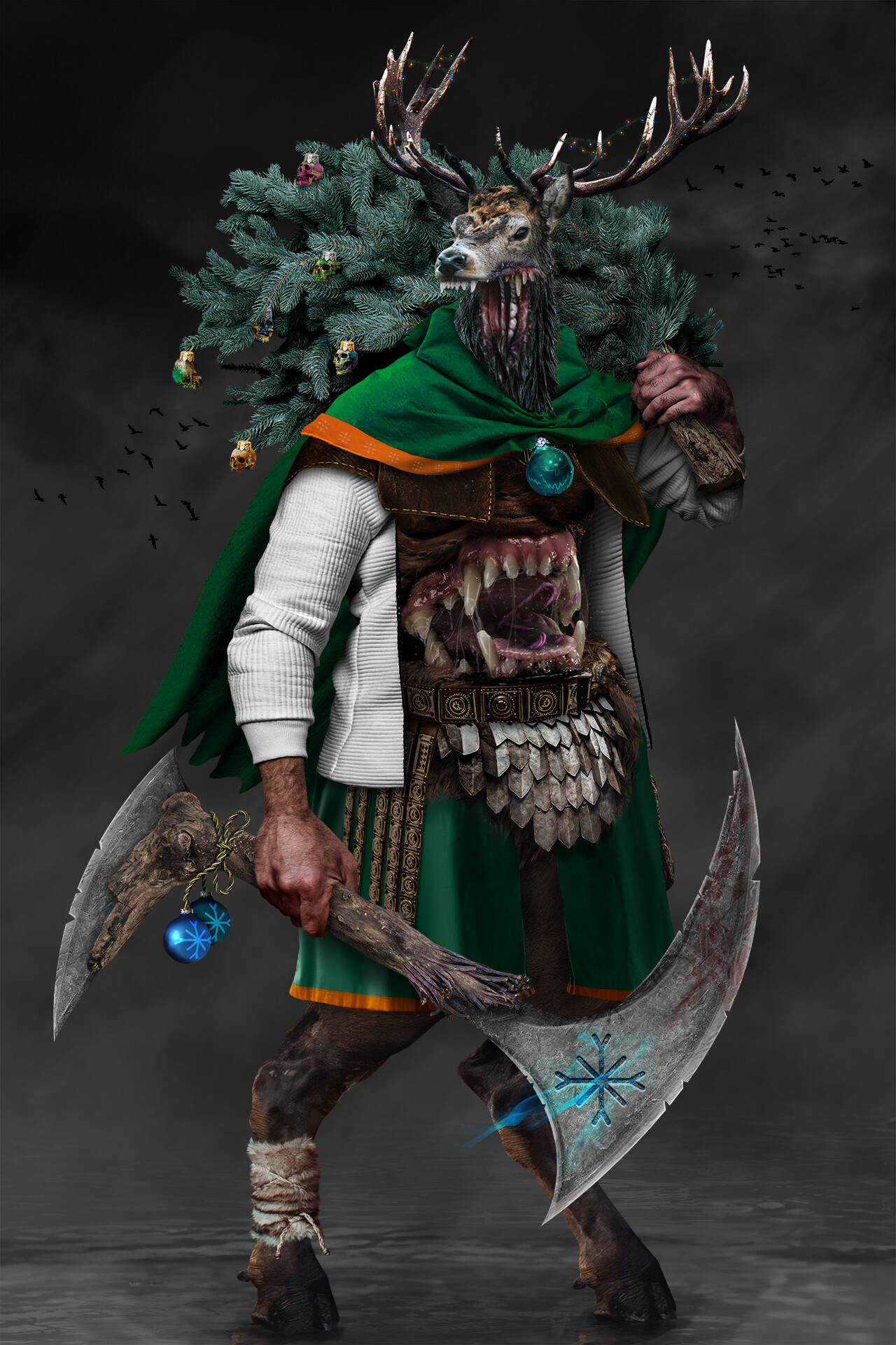 ArtStation - Xmas Wrath Reindeer Avatar