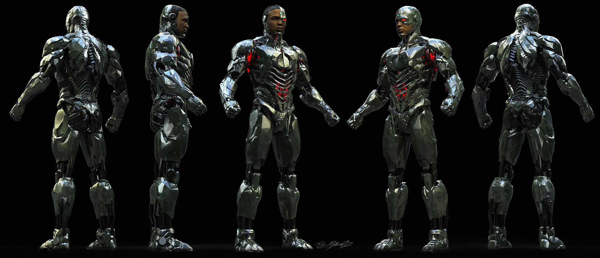 Iconic Design Studio - CYBORG Justice League Designs -Jerad S. Marantz