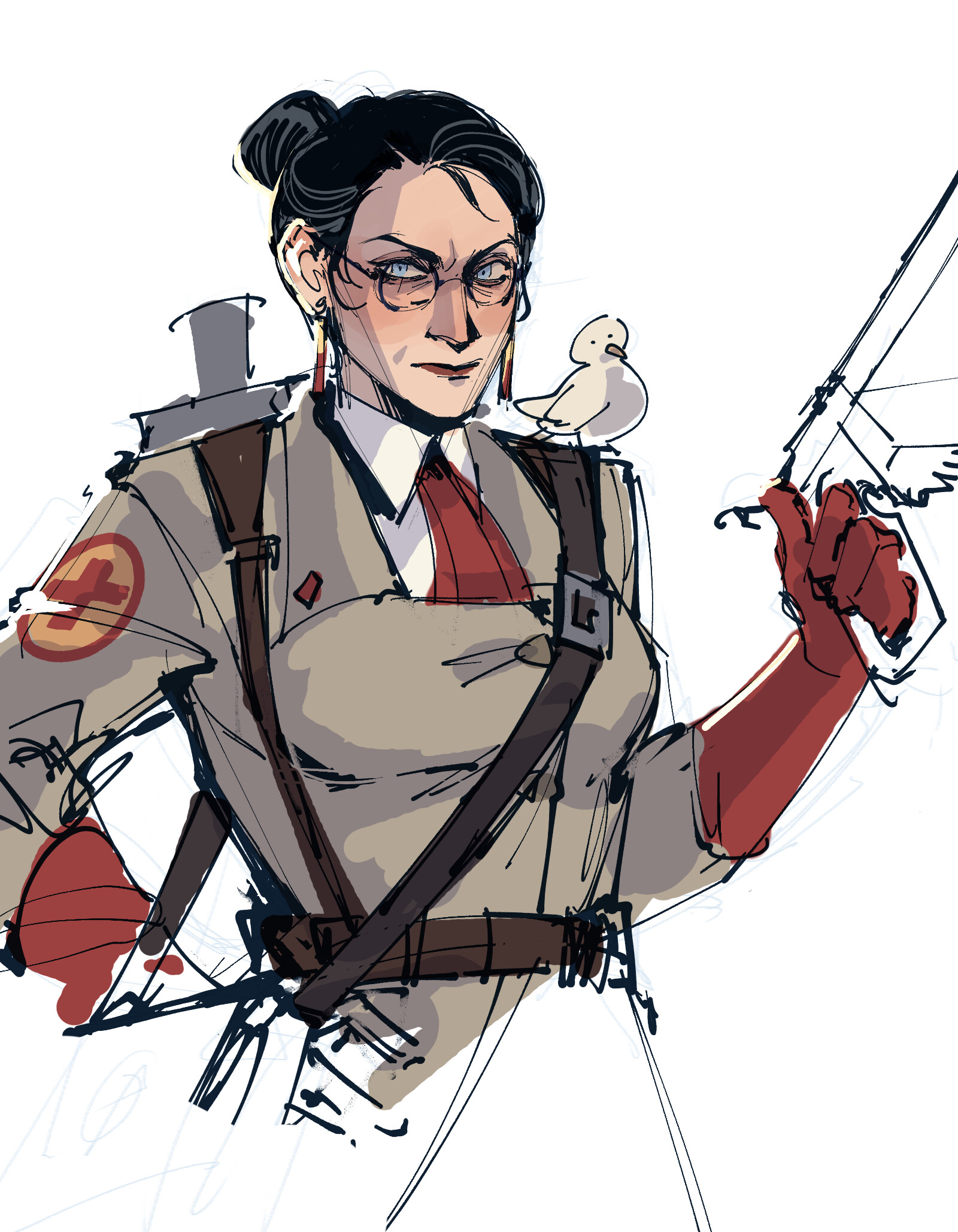 Basuki - Team Fortress 2 Genderbends