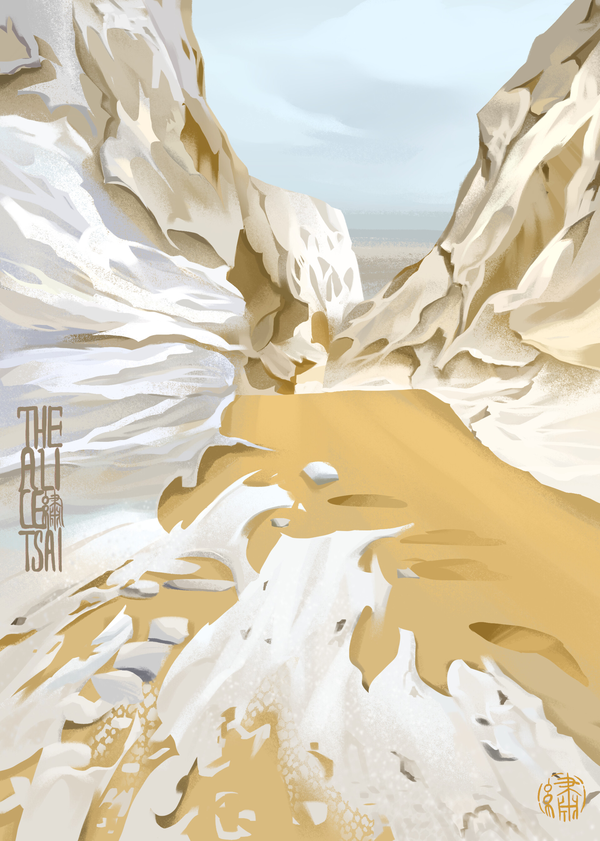 ArtStation - Desert environment concept art