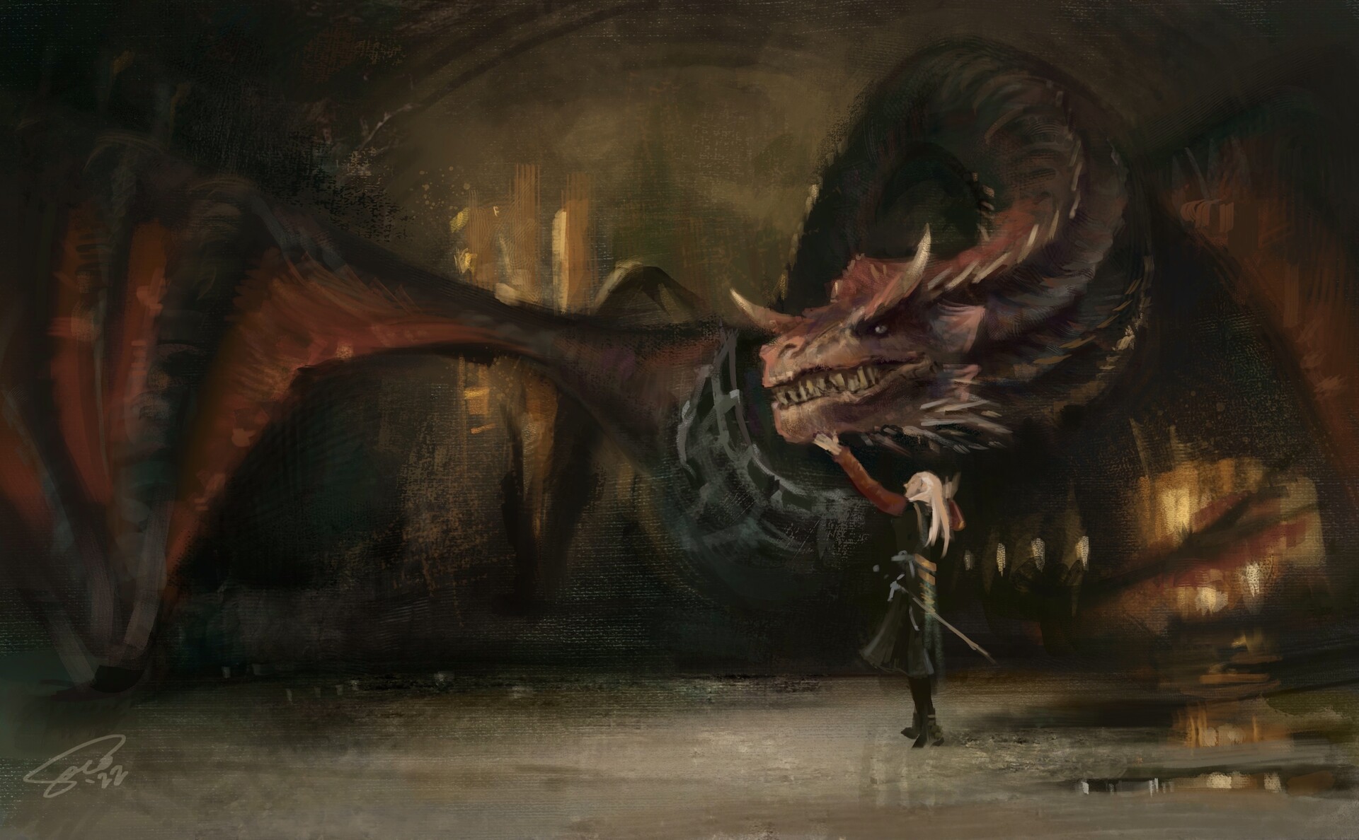 Mark Soco - Caraxes and Daemon