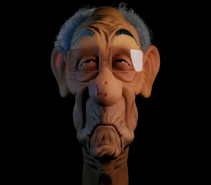 Cartoon Puckered Face