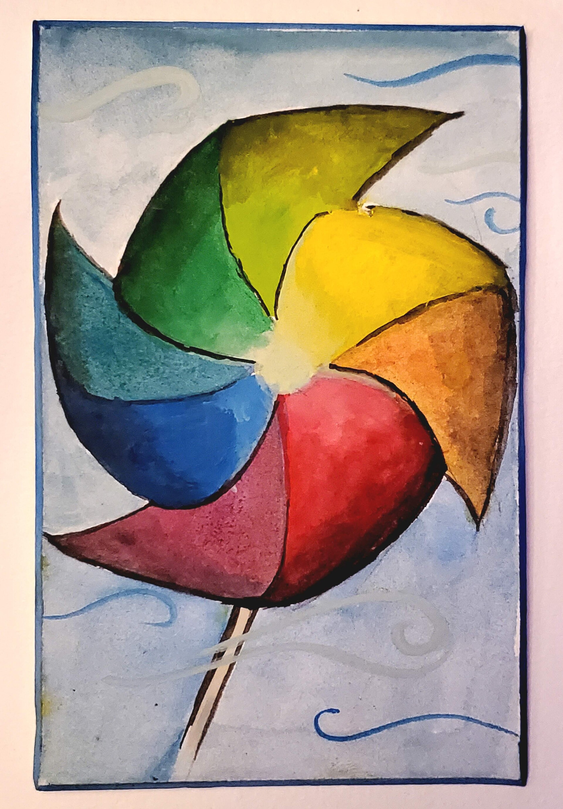 Creative Color Wheel Drawings